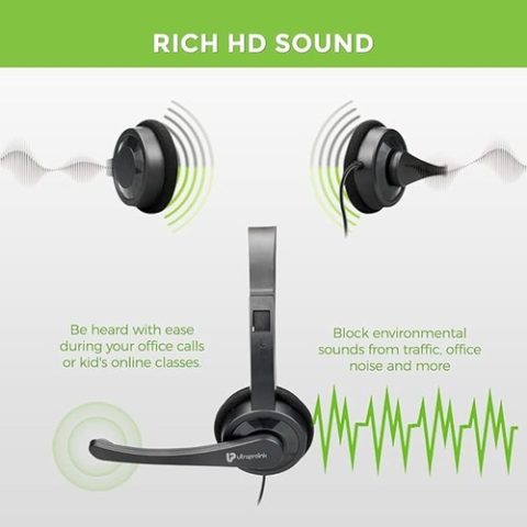 Ultraprolink iChat Multimedia stereo Headphone With Mic - DukanDwar